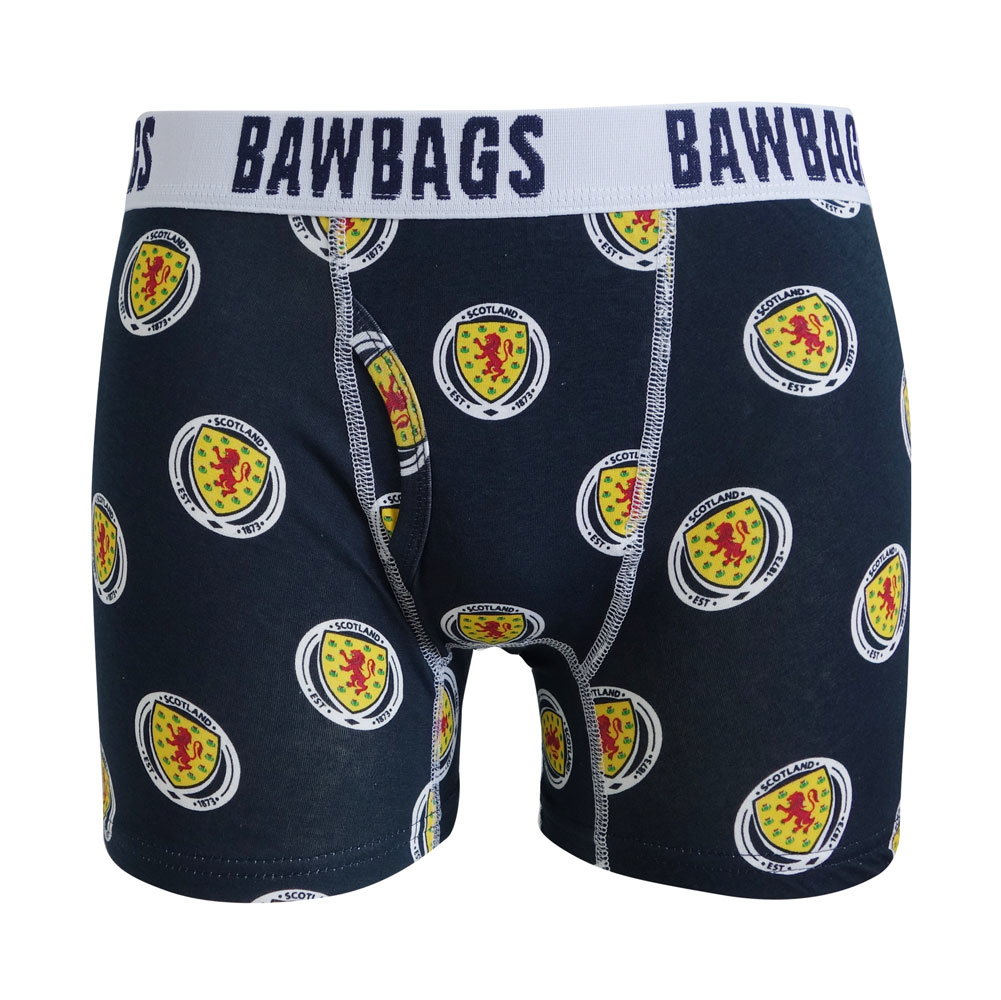 Bawbags National Football Team Badge Boxers – Born in Scotland