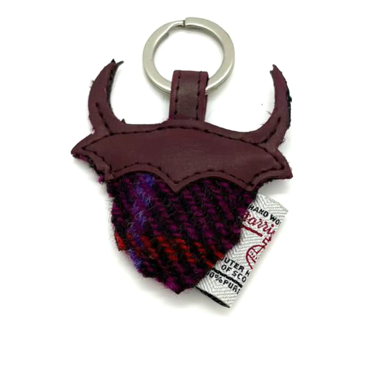 Harris Tweed Cow Keychain | Born in Scotland