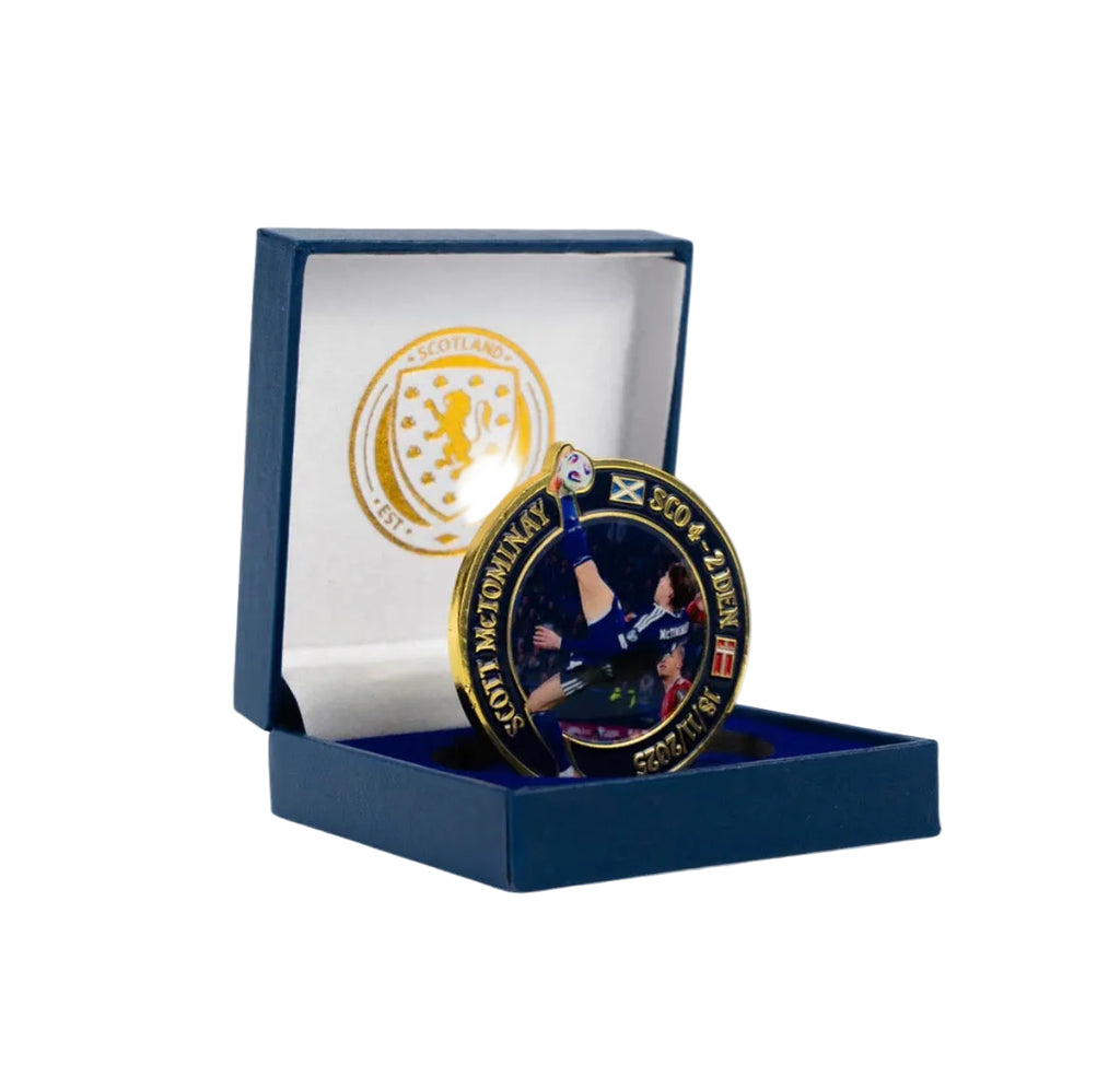 Scotland National Team Scott McTominay Overhead Kick Official Coin ...
