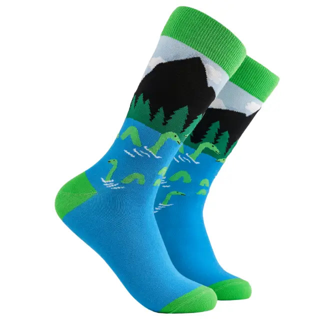 Loch Ness Monster Socks - Sock Ness Monster – Born in Scotland